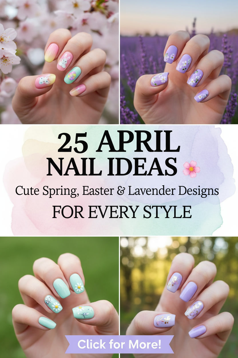 25 April Nail Ideas — Cute Spring, Easter & Lavender Designs For Every ...